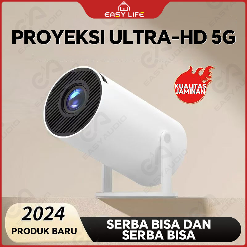 Jual 【COD】2024 Proyektor Baru Proyektor Kepala HY300 Pro IMAX Proyektor Rumah Kamar Tidur 2K ...