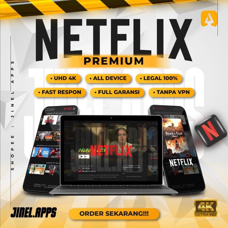 Jual NETFLXXX PERMIUM PRIVATE 4K UHD ULTRA 1-3 BULAN ANTI EROR GARANSI FULL. | Shopee Indonesia