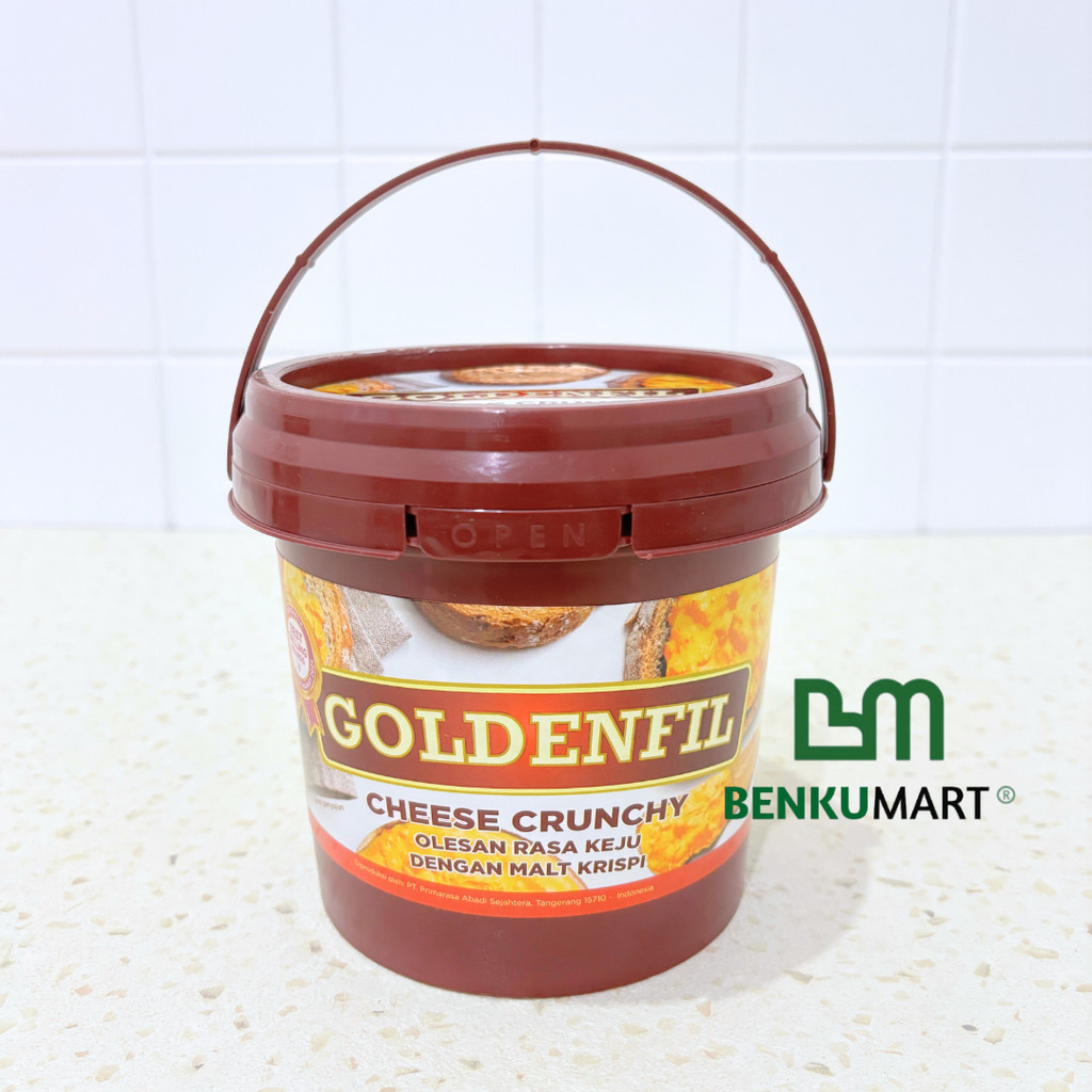 Jual Goldenfil Cheese Crunchy 1kg | Selai Keju Malt Krispi Goldenfil ...