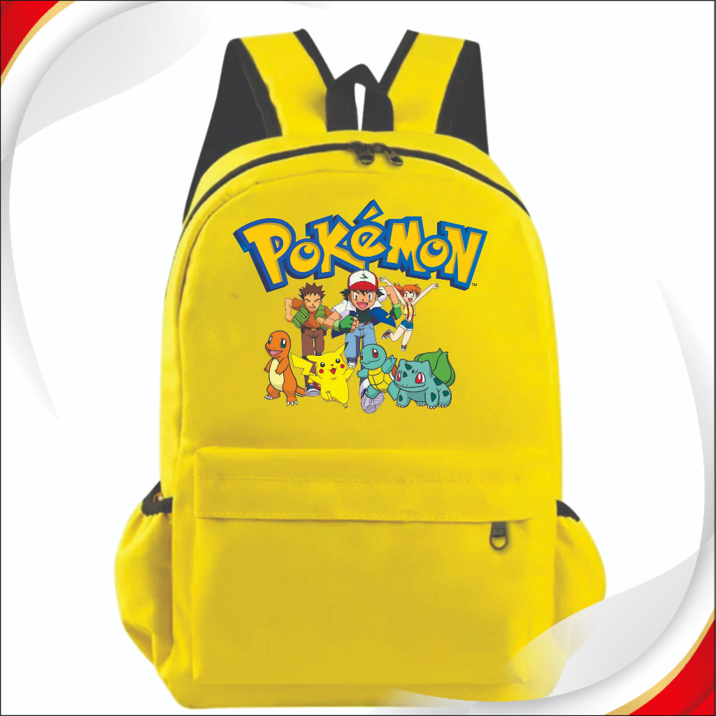 Jual KS Tas Pokemon Ransel Sekolah Anak Laki-Laki BackPack SD SMP ...