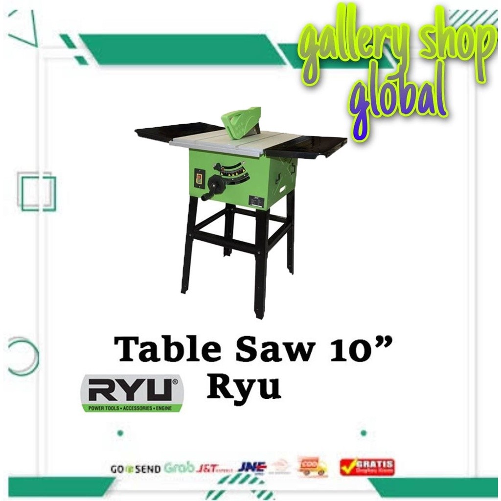 Jual TABLE SAW RYU RTS10 RTS 10 MESIN GERGAJI MEJA JAPAN TECHNOLOGY ...