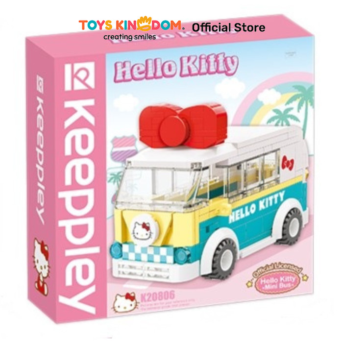 Jual Toys Kingdom Keeppley Sanrio Hello Kitty Mini Bus Kids Toy Toys ...