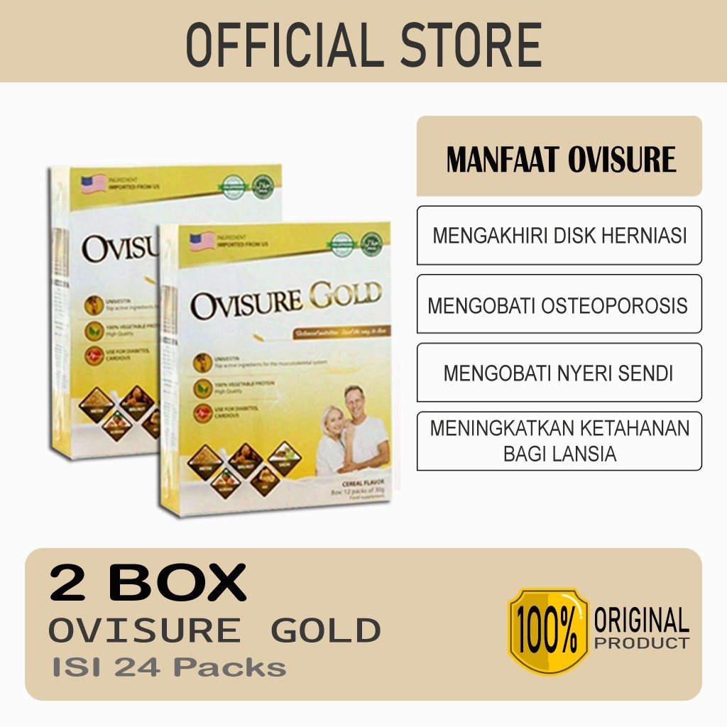 Jual PAKET 2 BOX OVISURE GOLD ORIGINAL USA - SUSU UNTUK PENGOBATAN ...