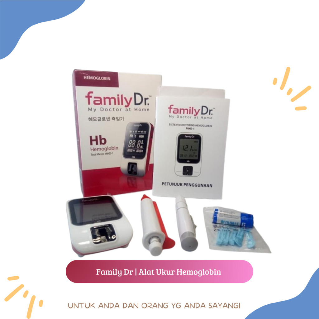 Jual FAMILY DR - ALAT CEK HB HEMOGLOBIN | Shopee Indonesia