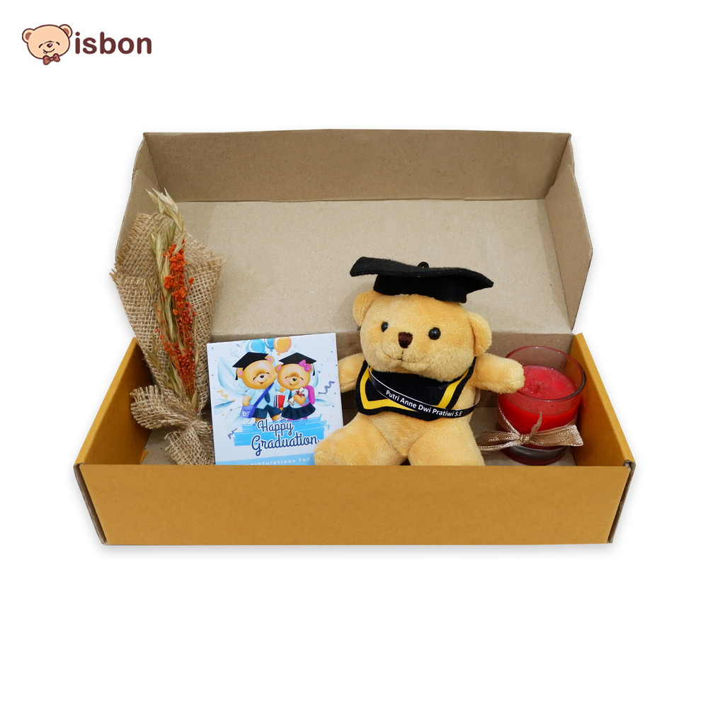 Jual Paket Set Hadiah Wisuda Graduation Spesial Boneka With Selempang ...