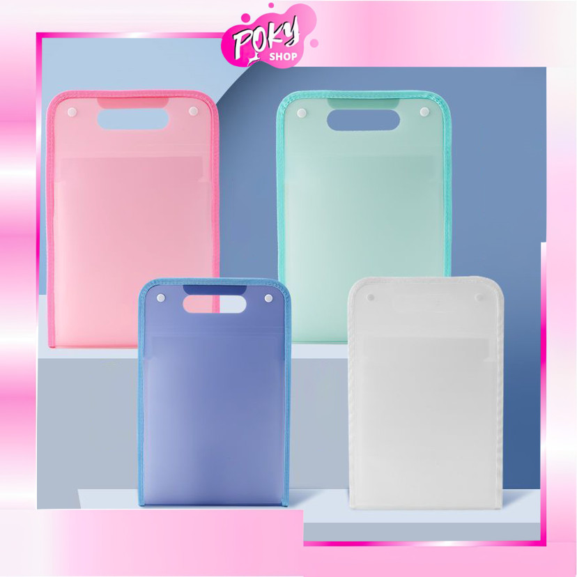 Jual POKY - S6484 Tas File Transparan dengan Handle / Map Dokumen 13 ...