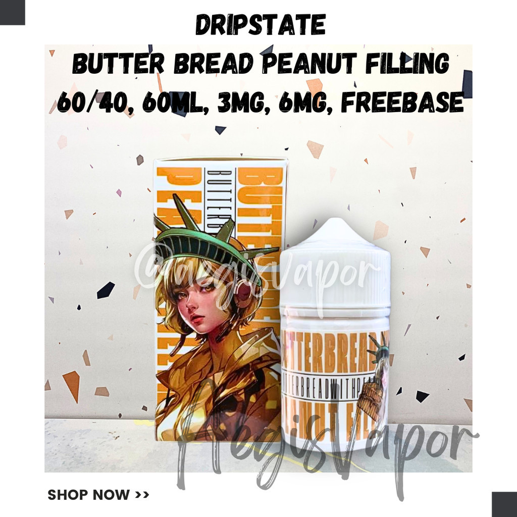 Jual DRIPSTATE BUTTER BREAD PEANUT FILLING 60ML | Shopee Indonesia
