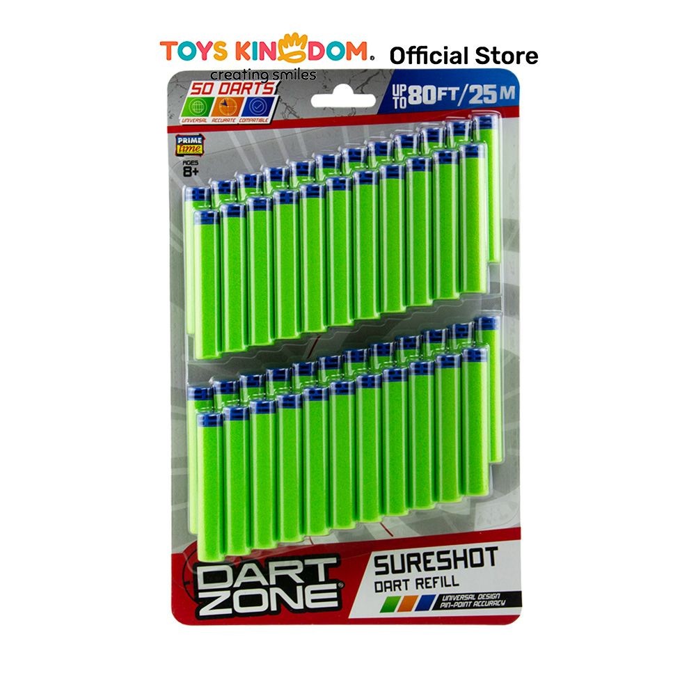 Jual Toys Kingdom Dart Zone Set 50 Pcs Refill Darts Sureshot Toys Kids ...