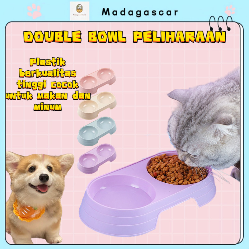 Jual [MADA] Mangkok makan kucing Piring kucing Tempat makan kucing ...