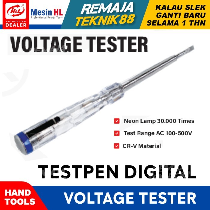 Jual Obeng Tespen Testpen Test Pen Tes Pen 2 Dual LED Alat Deteksi Cek ...