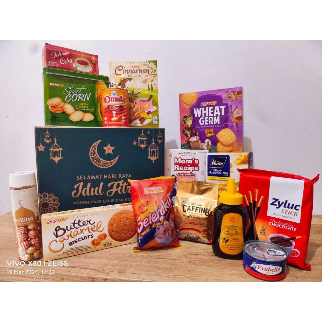 Jual PARCEL LEBARAN 2024 PAKET (D)/HAMPERS IDUL FITRI/PARSEL HARI RAYA ...