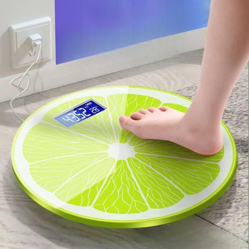 Jual Body Scale Electronic Electronic Home Version Called Round Lemon ...