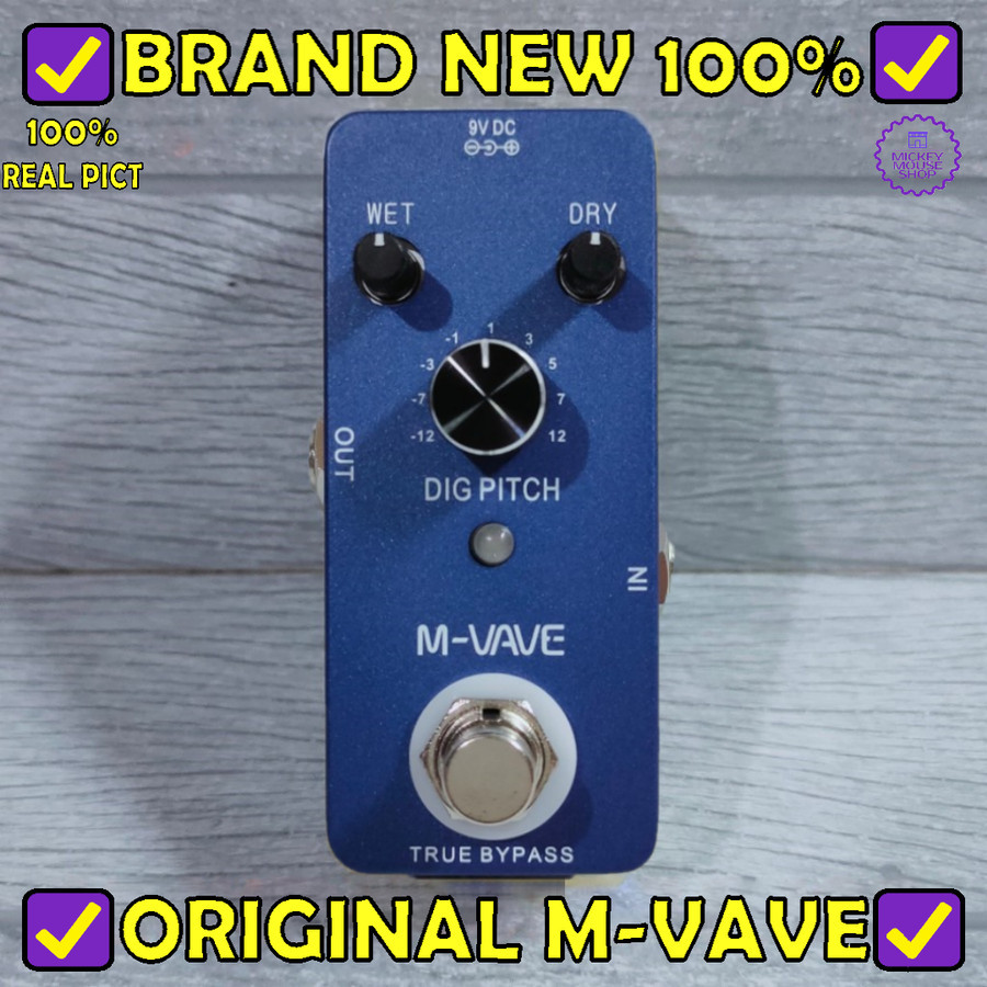Jual Efek Gitar M-VAVE Dig Pitch Shifter Harmonist Digital Shifting ...