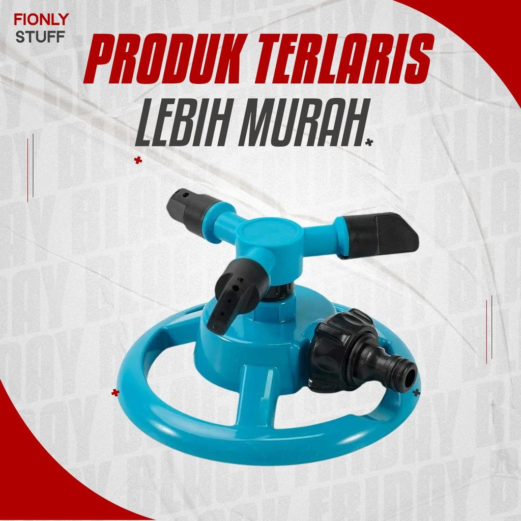 Jual Penyiram Tanaman Otomatis Putar 360 Derajat 3 Sprinkler Spray ...