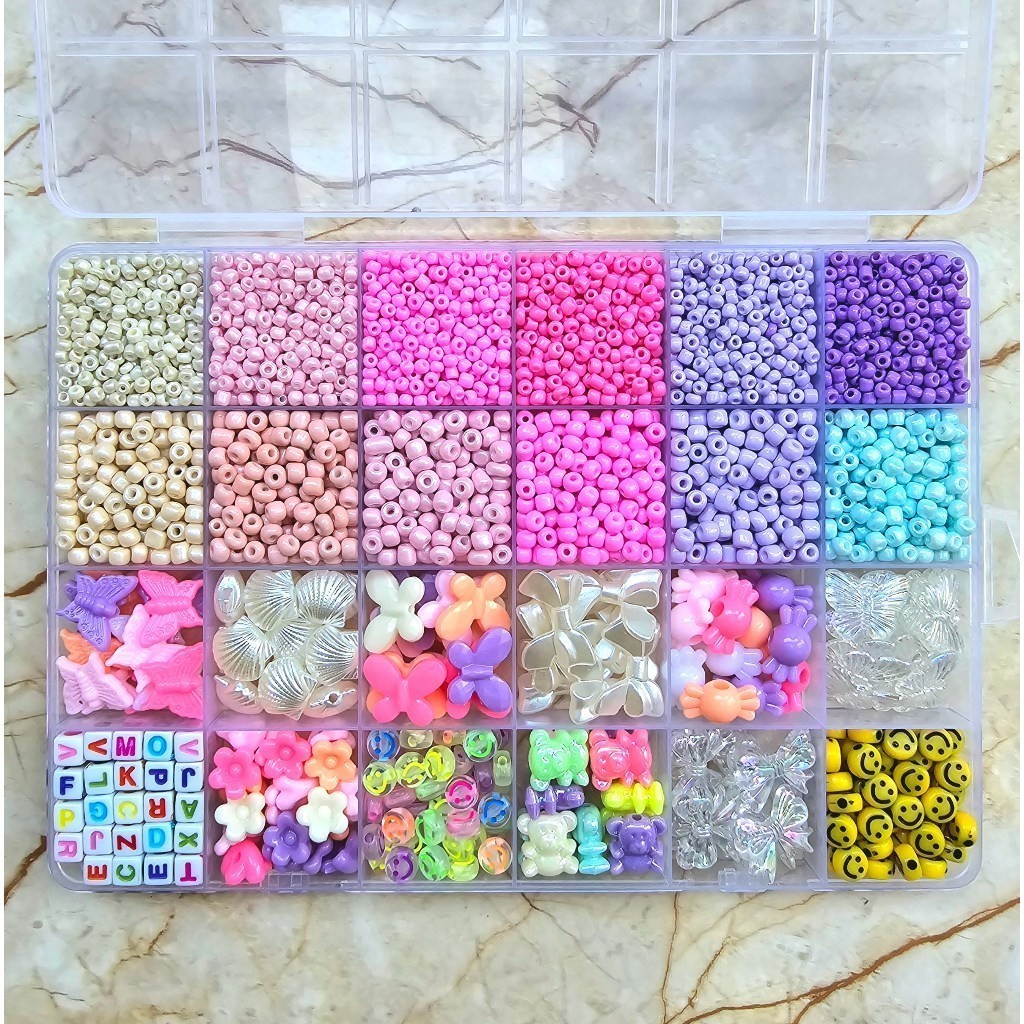 Jual Manik - Manik Set 1 Box - Manik2 Mote Padet Pasir + Topping Paket ...