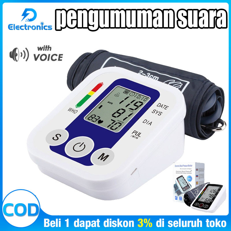 Jual Tensimeter Digital Alat Pengukur Tekanan Tensi Darah Blood ...
