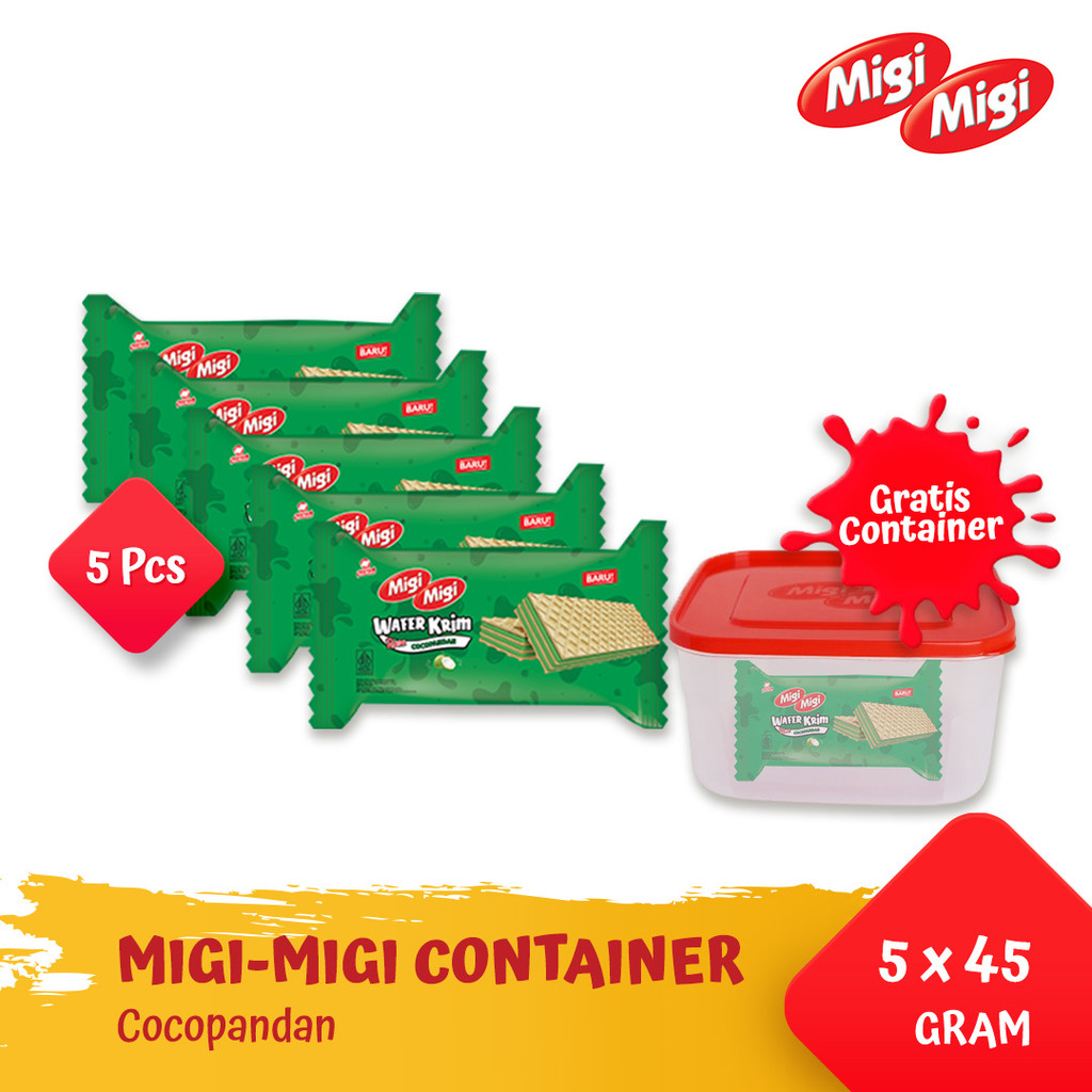 Jual MIGI MIGI CONTAINER - COCOPANDAN [5 PCS] | Shopee Indonesia