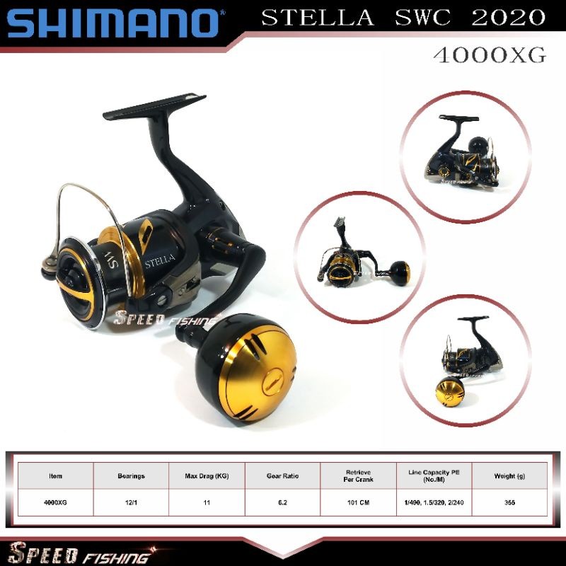 Jual Reel Stella SW 4000 Shimano Stella SW 4000 HGC 4000XGC 5000 6000 ...