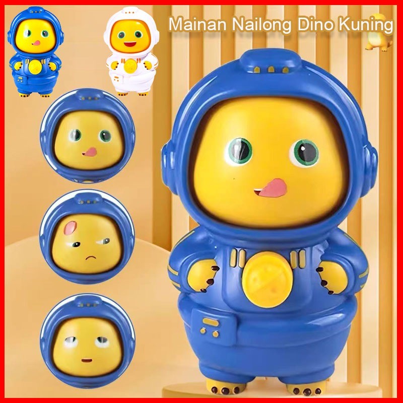 Jual Mainan Nailong Dino Kuning Bisa Berubah Wajah Gantungan Kunci ...