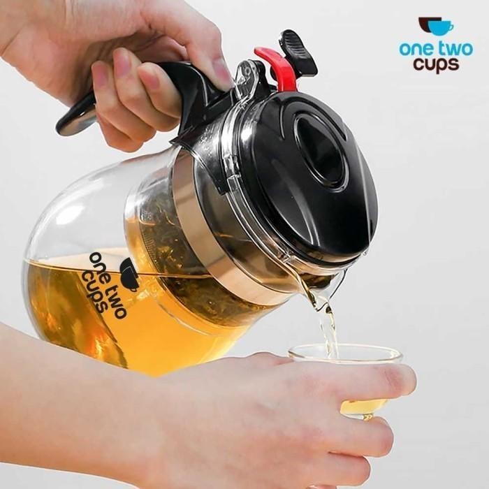 Jual Teko Kaca Bening Tahan Panas Seduh Teh Kopi Kaca dengan Saringan ...