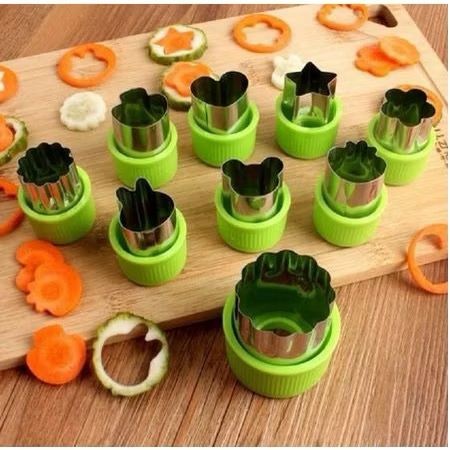 Jual 8 set Cetakan Pemotong Sayuran / Buah / Kue / Biskuit Bentuk Bunga ...
