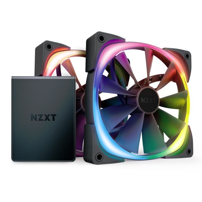 Jual NZXT CASE FAN AER RGB 2 STARTER PACK 2 IN 1 (2X 140MM ARGB FAN ...