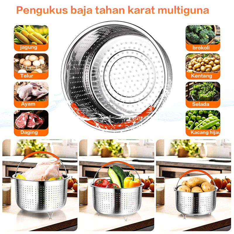 Jual Keranjang Pengukus Makanan / Pengukus Nasi / Cocok untuk berbagai ...