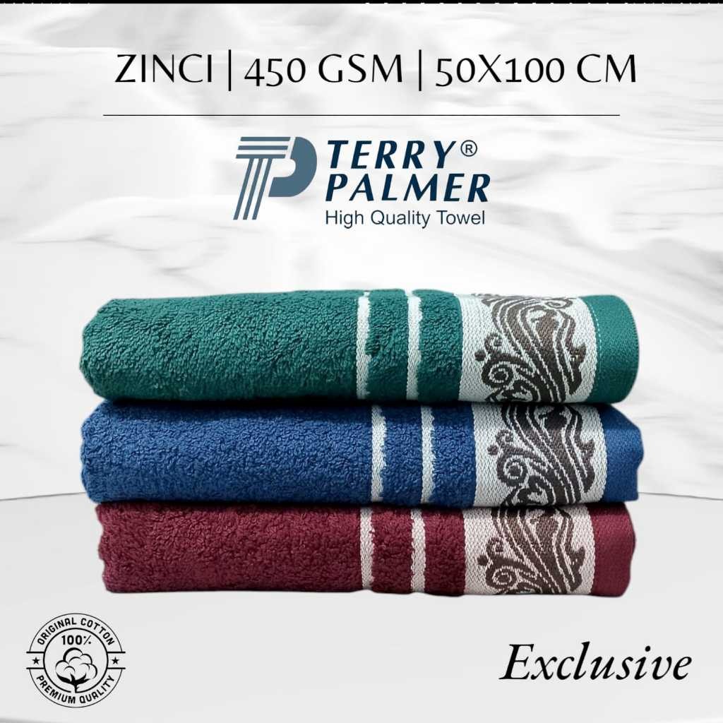 Jual SAMULSHOP Handuk Terry Palmer Exclusive ZINCI 50x100cm | Shopee ...