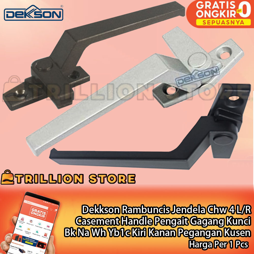 Jual Dekkson Rambuncis Window Chw 4 L/R Casement Handle Jendela Dekson ...