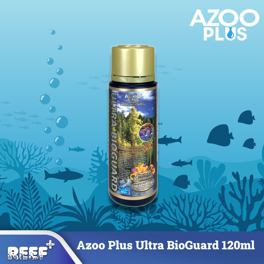 Jual Azoo Plus Ultra BioGuard Bakteri Starter Akuarium Laut Dan Aquarium Air Tawar 120ml ...