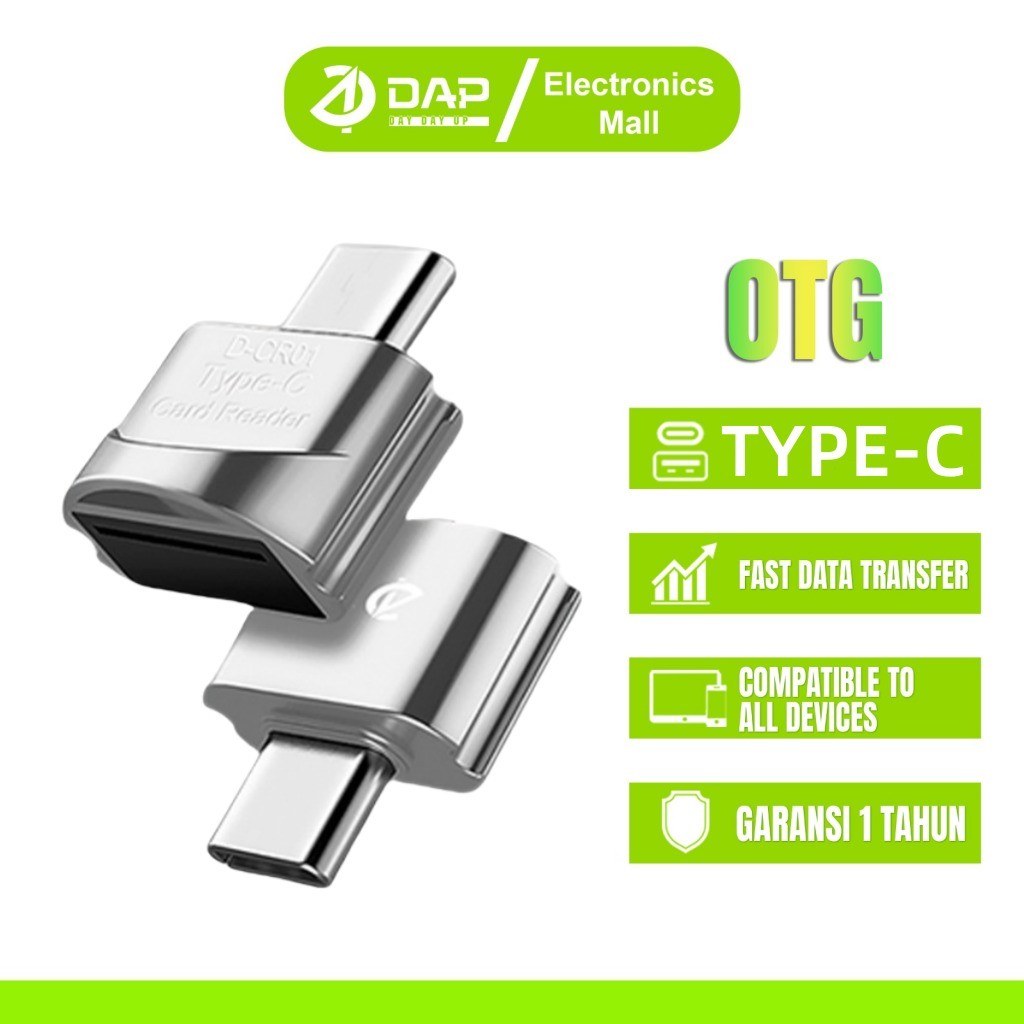 Jual DAP D-CR01 High-Speed Card Reader – Type C to TF, Maximum Speed ...