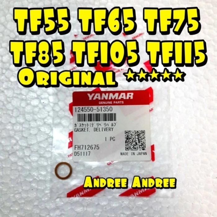 Jual Gasket Ring Seal Fiber Delivery TF55 TF65 TF75 TF85 TF105 TF115 TF-55 TF-65 TF-75 TF-85 TF ...