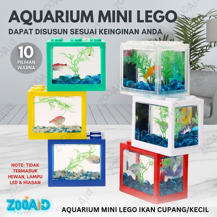 Jual Tank Susun Lego Aquarium Akrilik Mini Soliter Kandang Akuarium ...