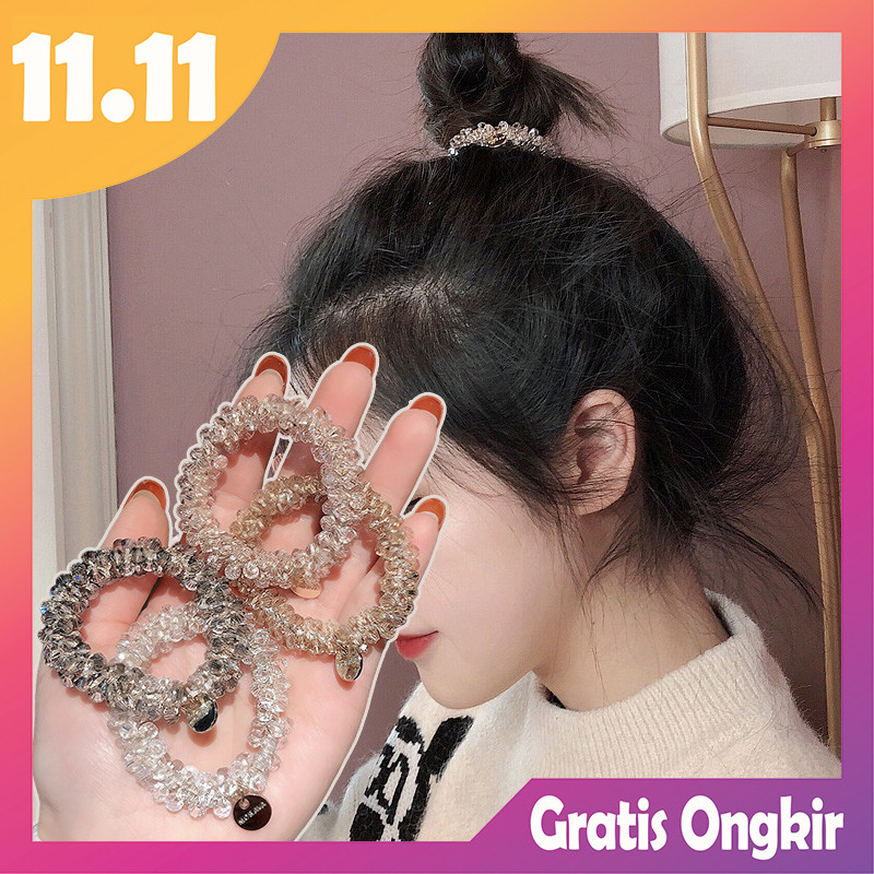 Jual FXG - iKat Rambut Gelang Elastis Wanita Gaya Korea Dengan Hiasan ...