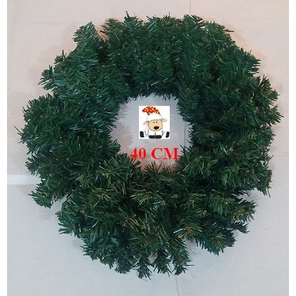 Jual Ring Garland Natal Polos / Hiasan Pintu Natal / Christmas Wreath ...