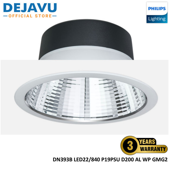 Jual Lampu Downlight Philips DN393B LED22/840 P19PSU D200 AL WP GMG2 ...