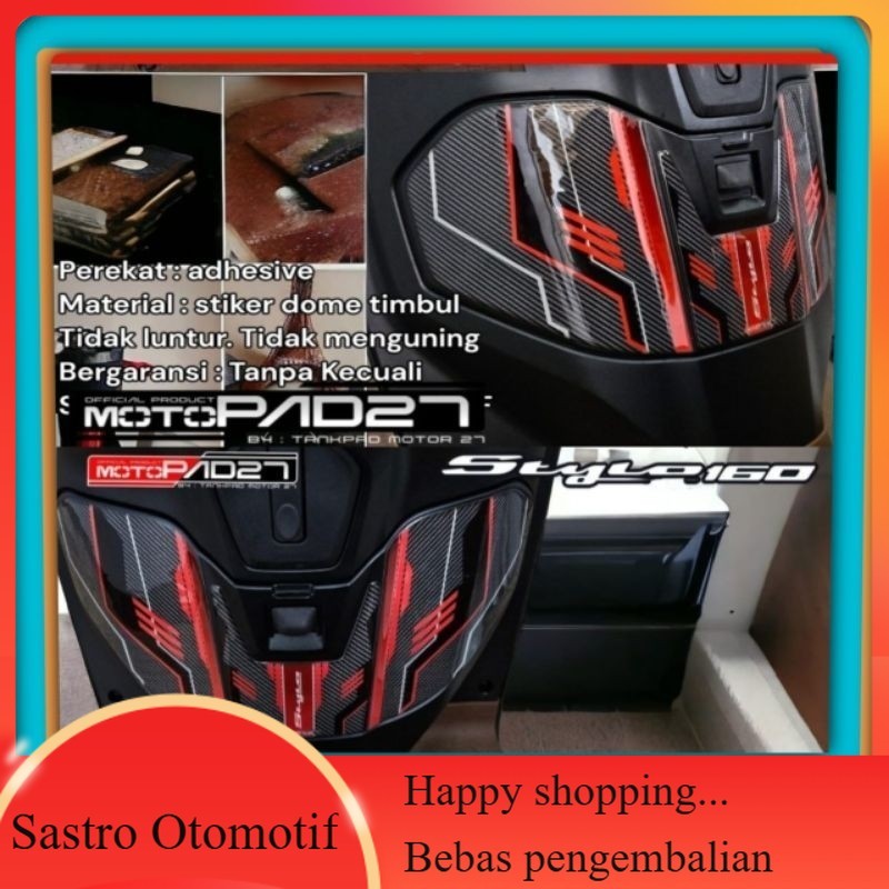 Jual Stiker Dashboard motor STYLO 160 Resin Premium Pelindung Dashboard ...