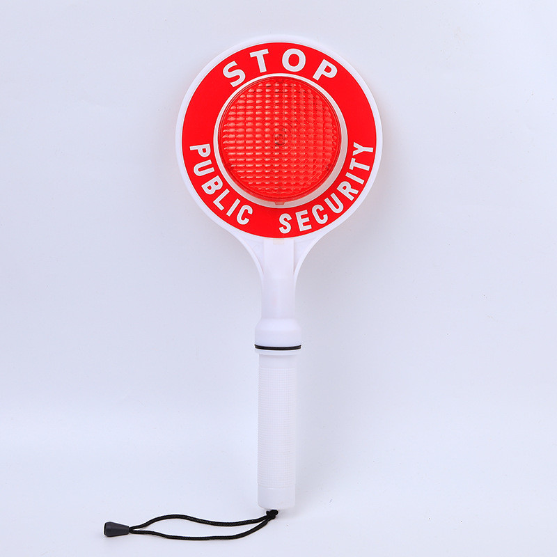 Jual Traffic Baton Handheld Battery Stop Character Plate Safety Plate ...