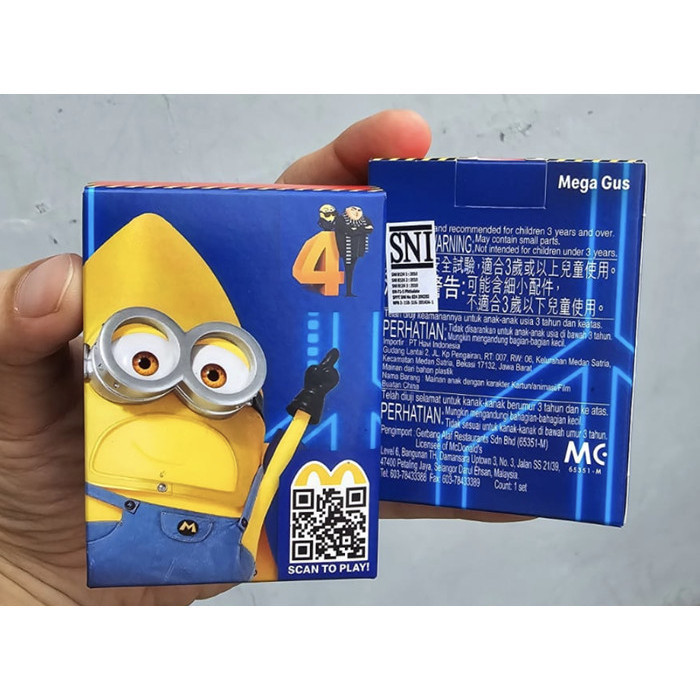 Jual MEGA GUS Minion Happy Meal McD 2024 Despicable Me 4 McDonald’s ...