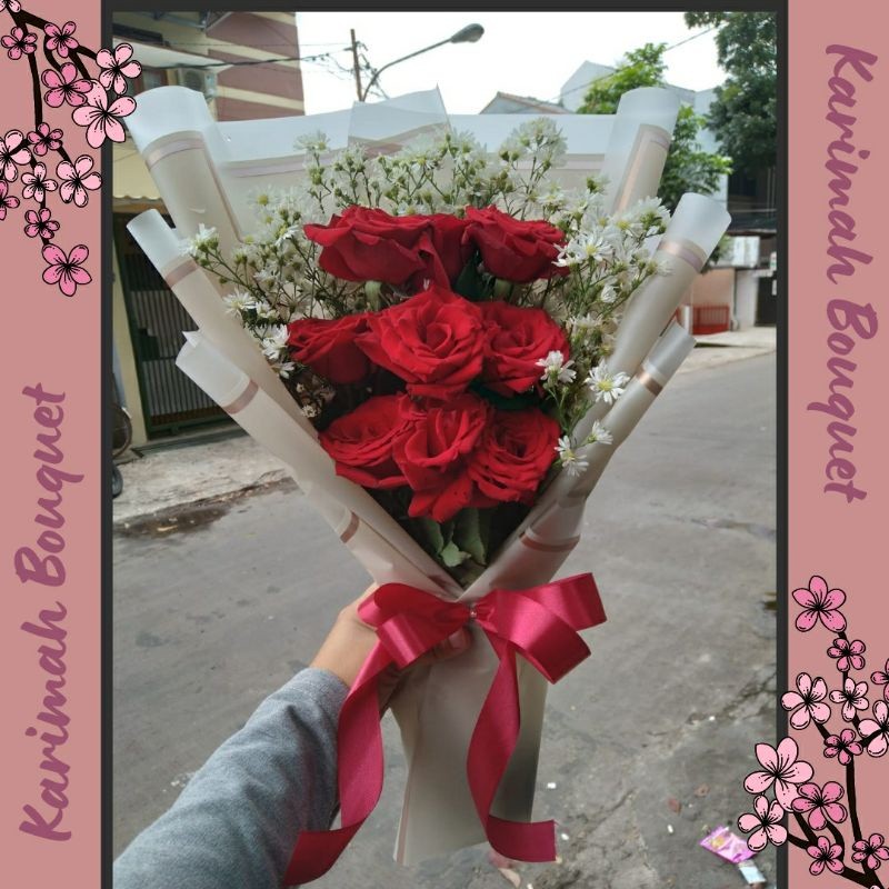 Jual KIRIM INSTANT! Fresh Flowers Bouquet Bandung Buket Bunga Wisuda ...