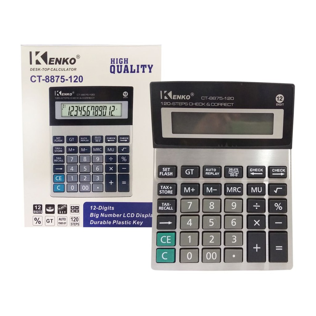 Jual Kalkulator Kenko Practical CT-8875 Desktop Calculator Kantor ...