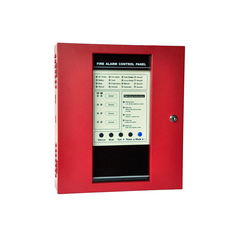 Jual Conventional Fire Alarm Control Panel 4 Zones Security Protection ...