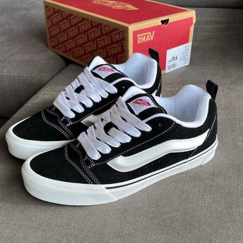 Jual [PROMO]Vans Vault UA Knu-Skool Black White Vans Knu Skool Vans Knu hitam putih pria/wanita ...