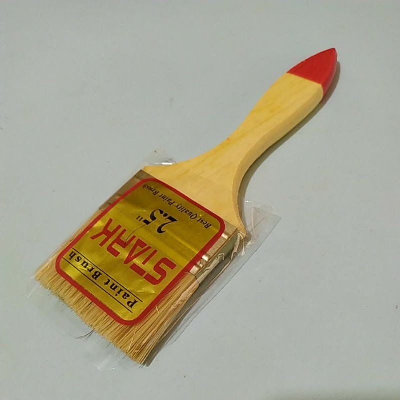 Jual (PGS) kuas cat 2,5 inci gagang kayu. kuas cat tembok/kayu. harga ...