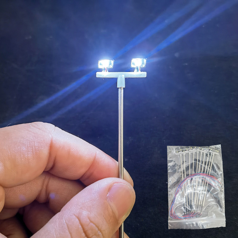 Jual 1set/3/5/8/20pcs HO Scale Model Lighting Tower Lights Model Lights ...