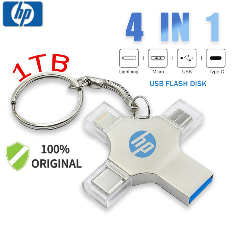 Jual Y03 Flashdisk 1TB OTG 4 IN 1 for iphone 6/15 USB 3.0 Micro + Type ...