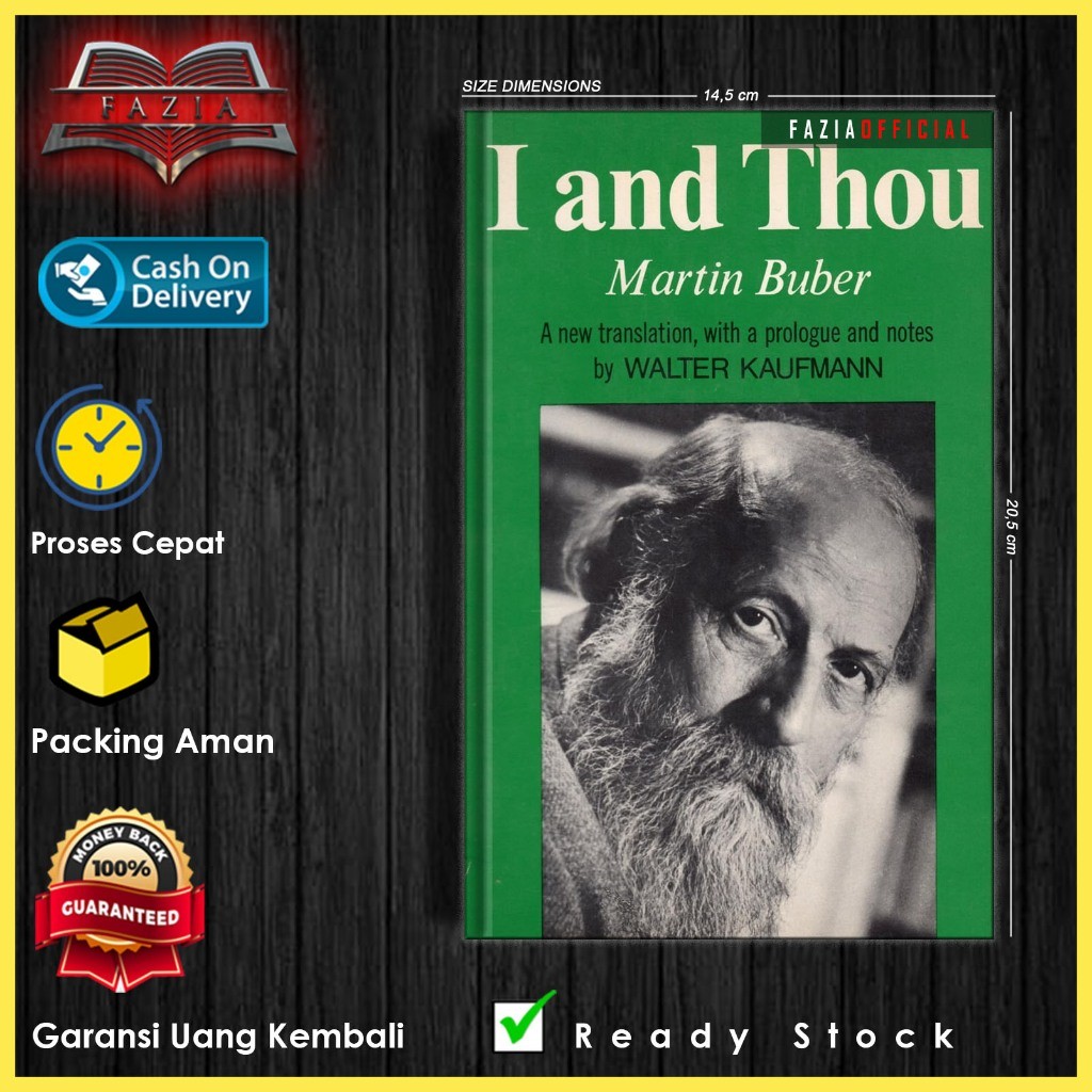 Jual I and Thou, Trans. Kaufmann by Martin Buber (English/Indonesia ...
