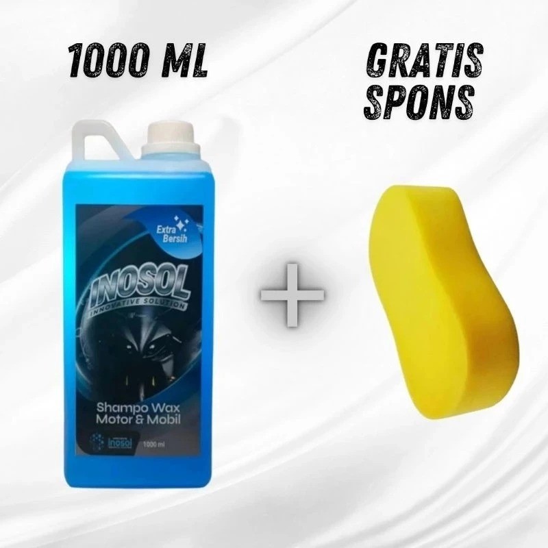 Jual Inosol Shampo Mobil dan Motor / Sabun Motor dan Mobil 1 Liter ...
