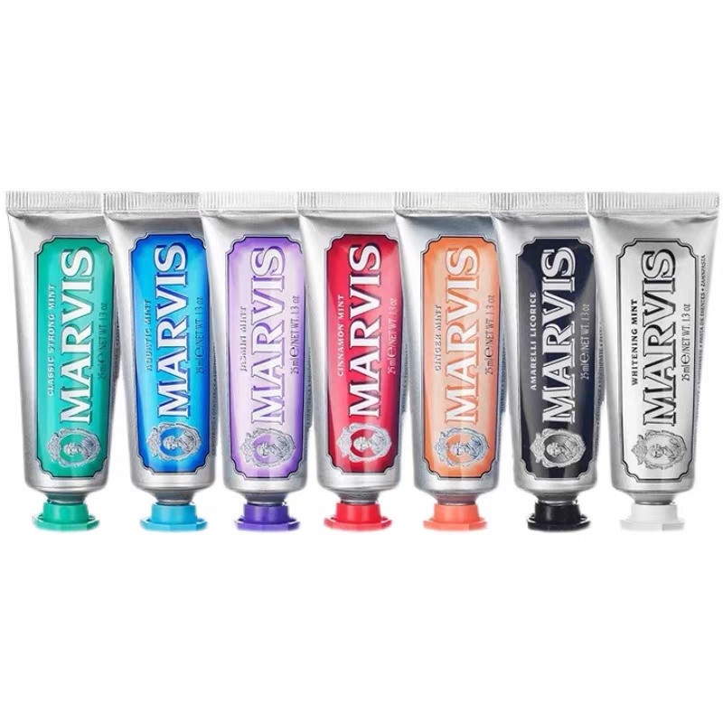 Jual MARVIS Toothpaste Whitening Pasta Gigi marvis 25ml | Shopee Indonesia