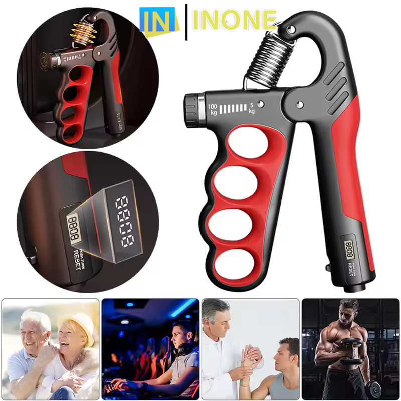 Jual INONE - Hand Grip Adjustable 5-100 Kg / Latihan Otot Tangan ...